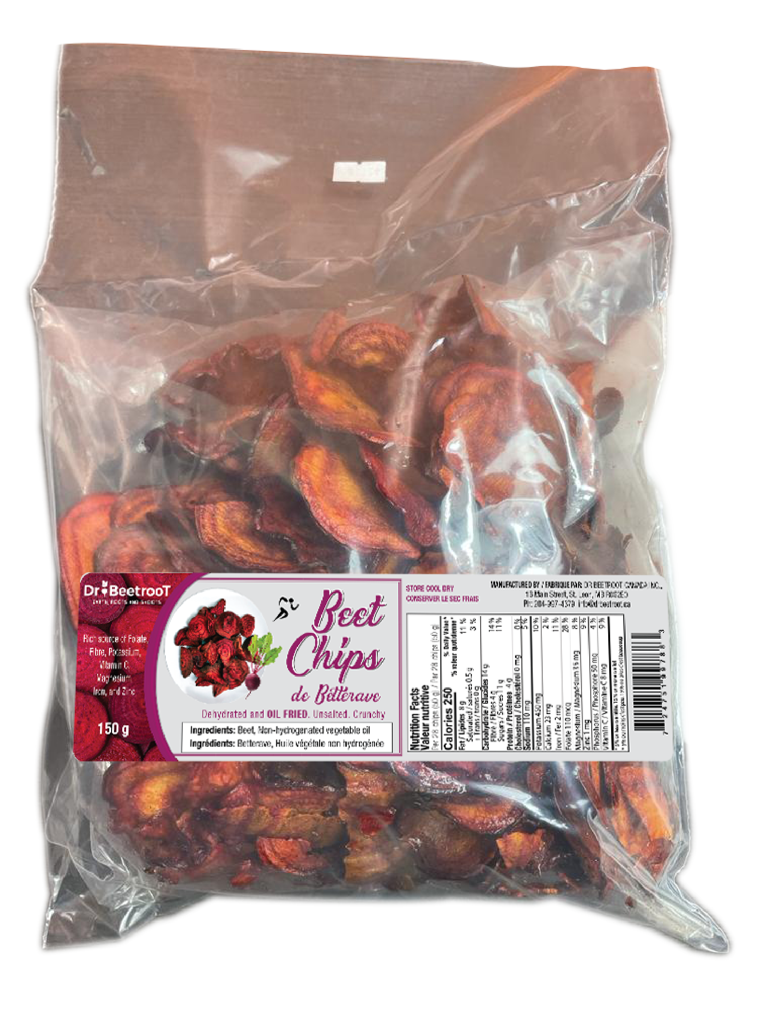 BEET CHIPS 100g - Crafted Canadian Inc.