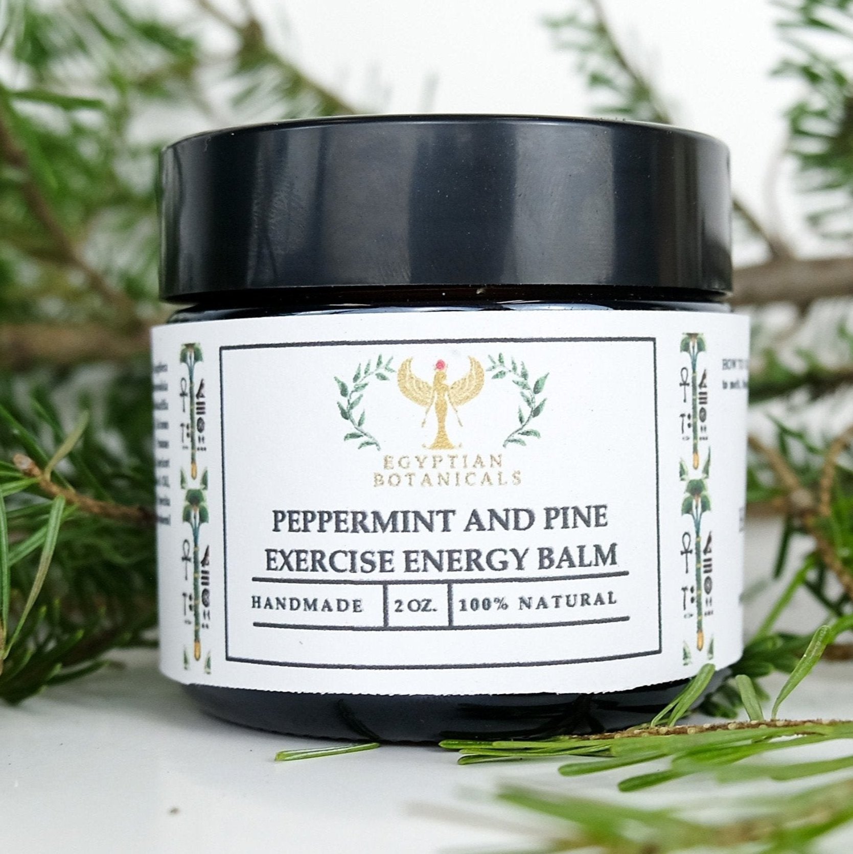Peppermint and Pine Exercise Energy Butter Balm - Crafted Canadian Inc.
