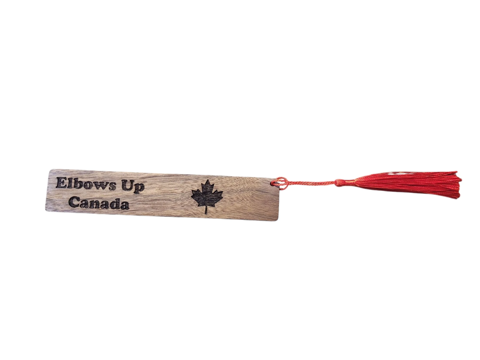 Support custom handmade Walnut Canada Elbows Up Bookmark - Crafted ...