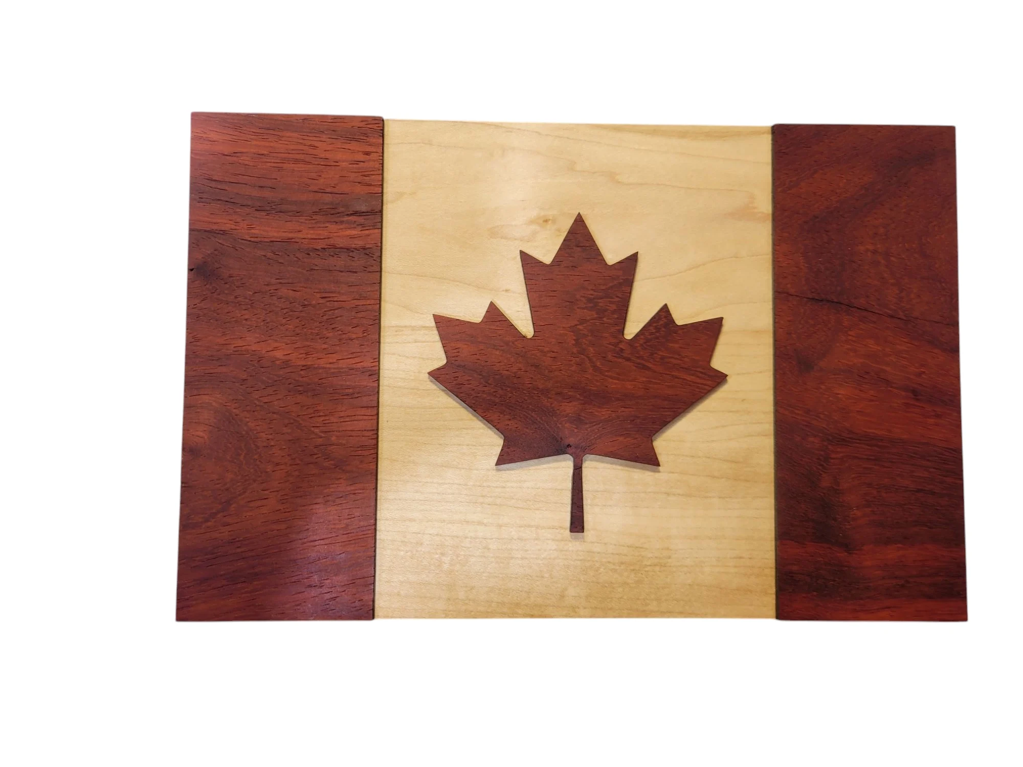 Wooden 8X12 Canadian Flag - Crafted Canadian Inc.