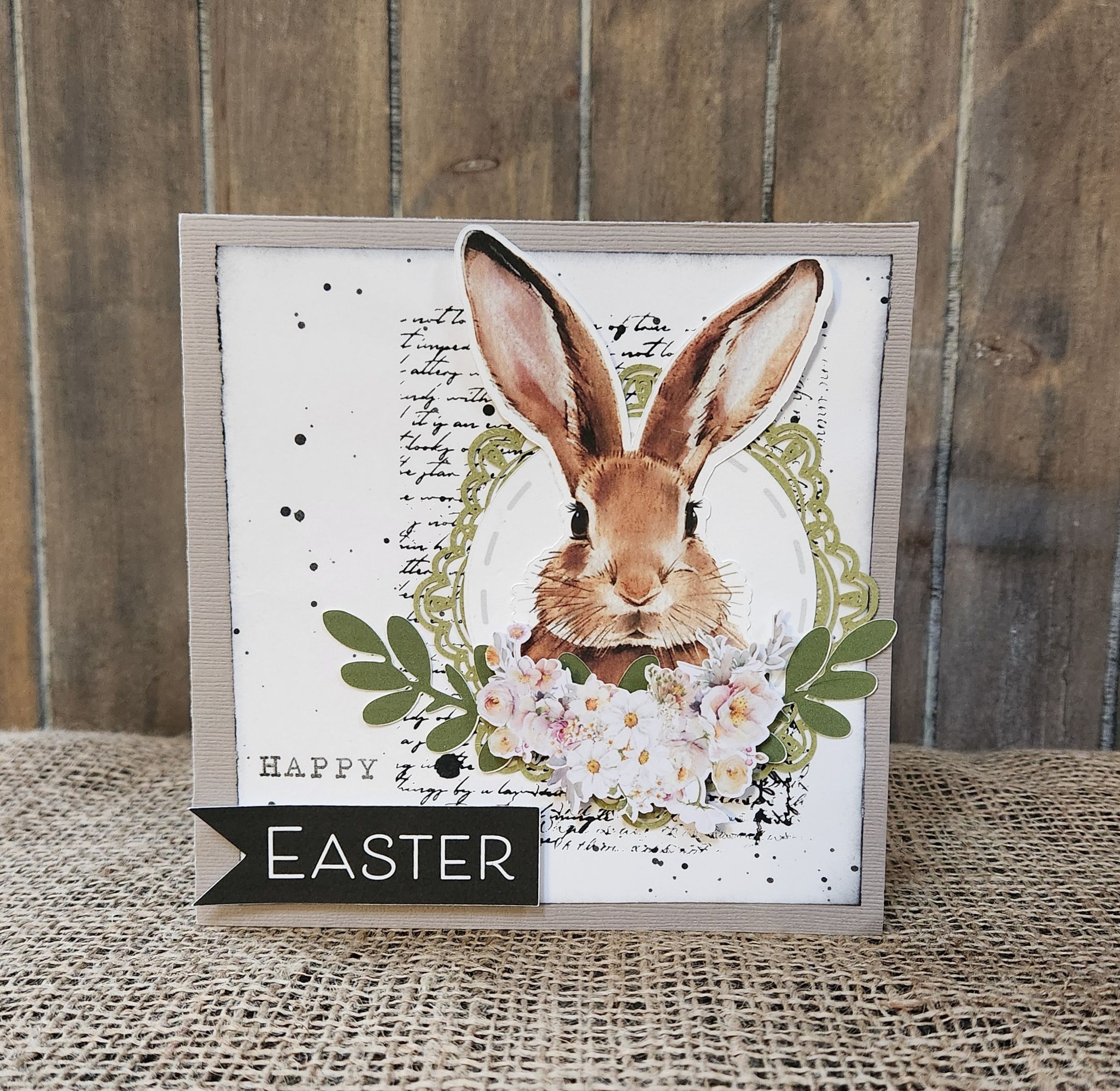 Happy Easter Bunny Card ( 3 designs ) - Crafted Canadian Inc.
