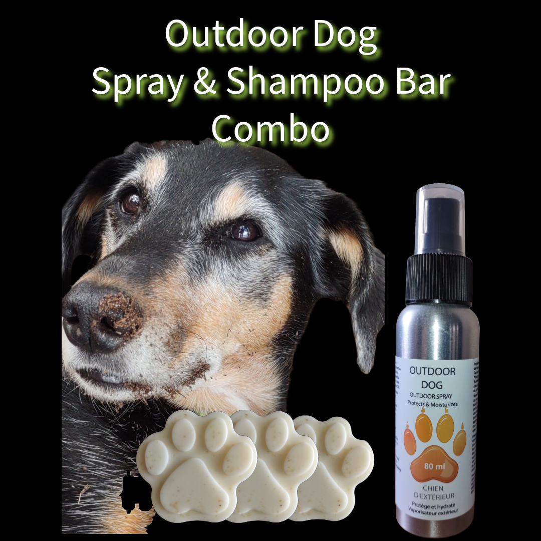 Outdoor Dog Spray & Soap set - Crafted Canadian Inc.