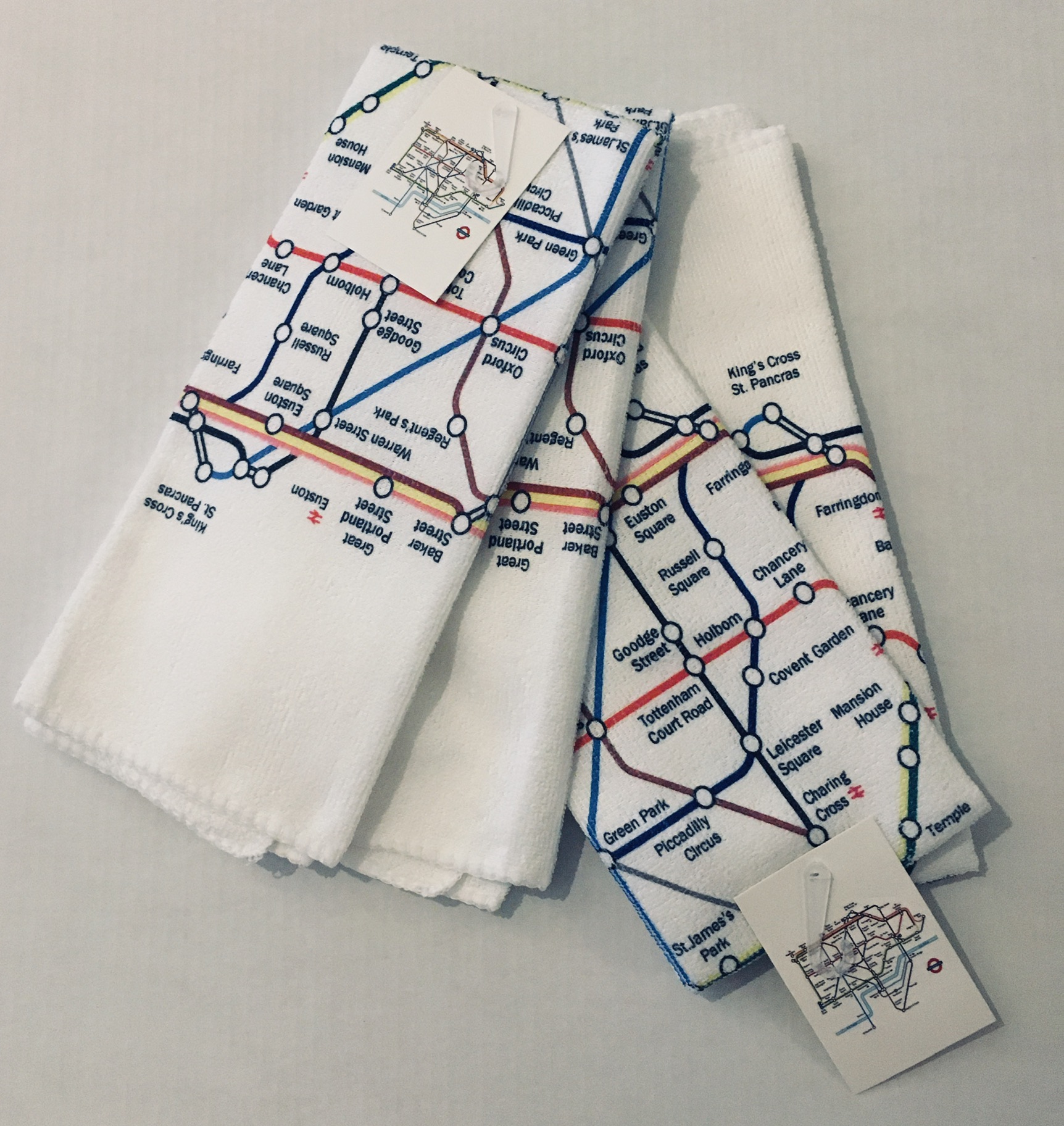 Tube Map Kitchen Towel - Crafted Canadian Inc.