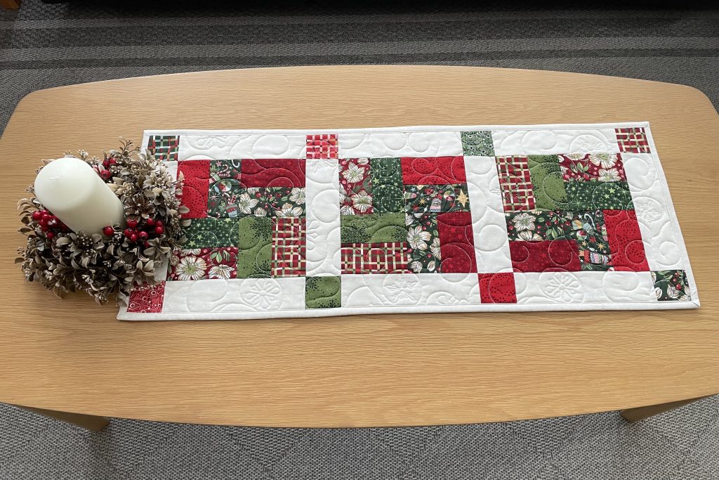 Quilted Christmas Table Runner - Crafted Canadian Inc.