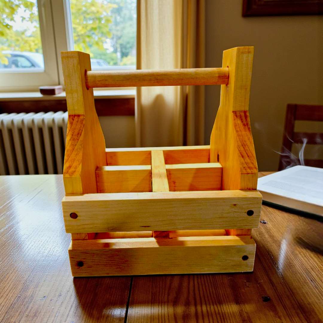 Rustic Handcrafted Beer Caddy - Crafted Canadian Inc.