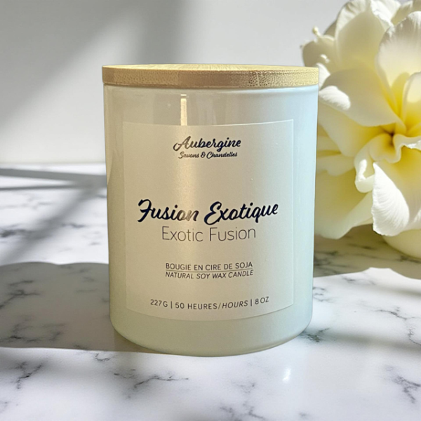 ¨Exotic Fusion¨ - Citrus and Berry Scented Candle / Bougie Fusion ...